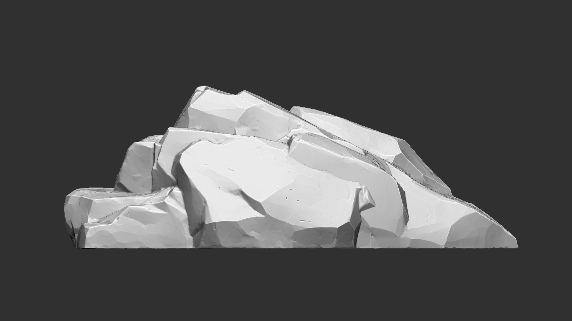 3D Mountain Rock Zbrush Sculpt - TurboSquid 2062910