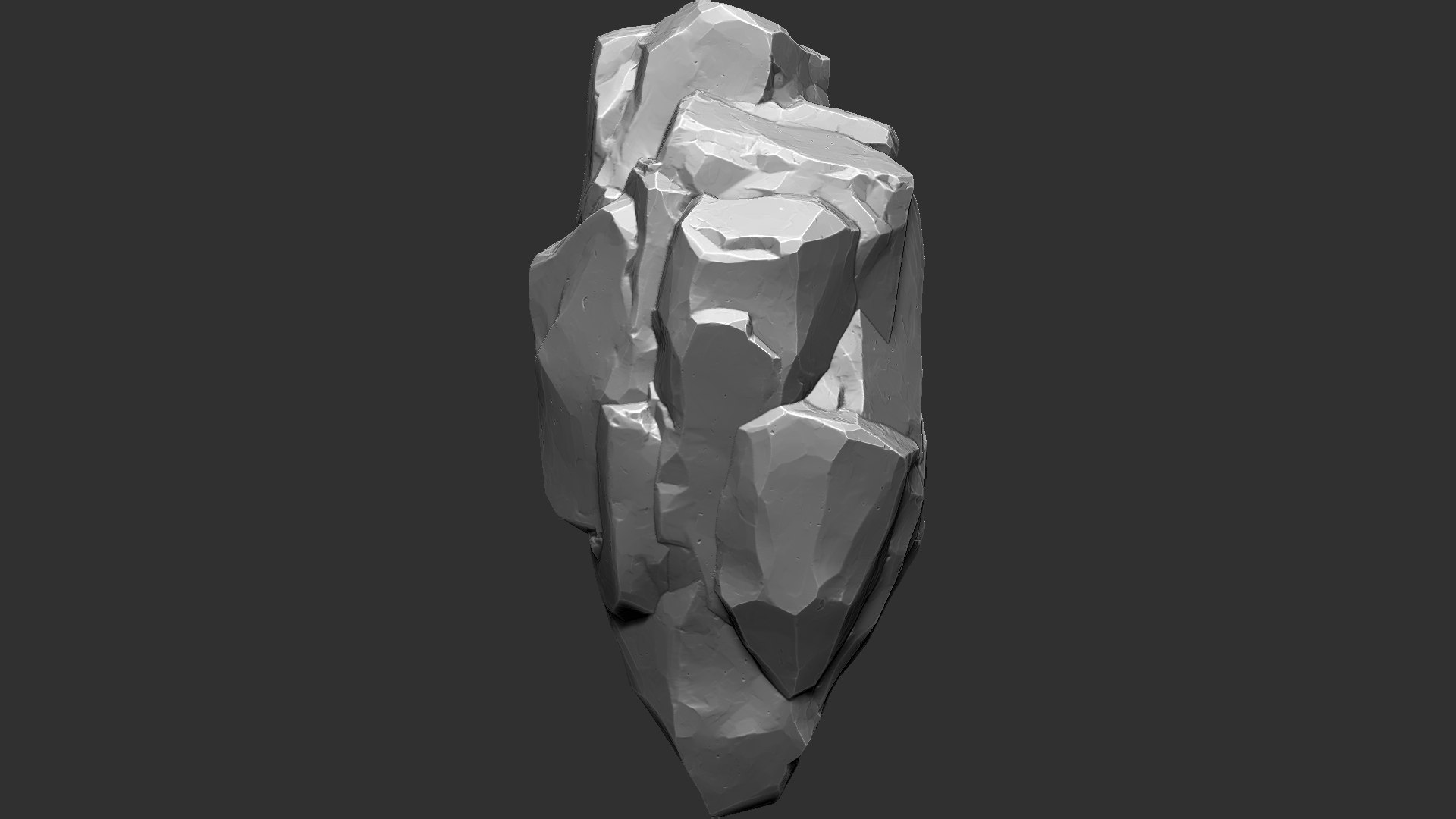 3D Mountain Rock Zbrush Sculpt - TurboSquid 2062910