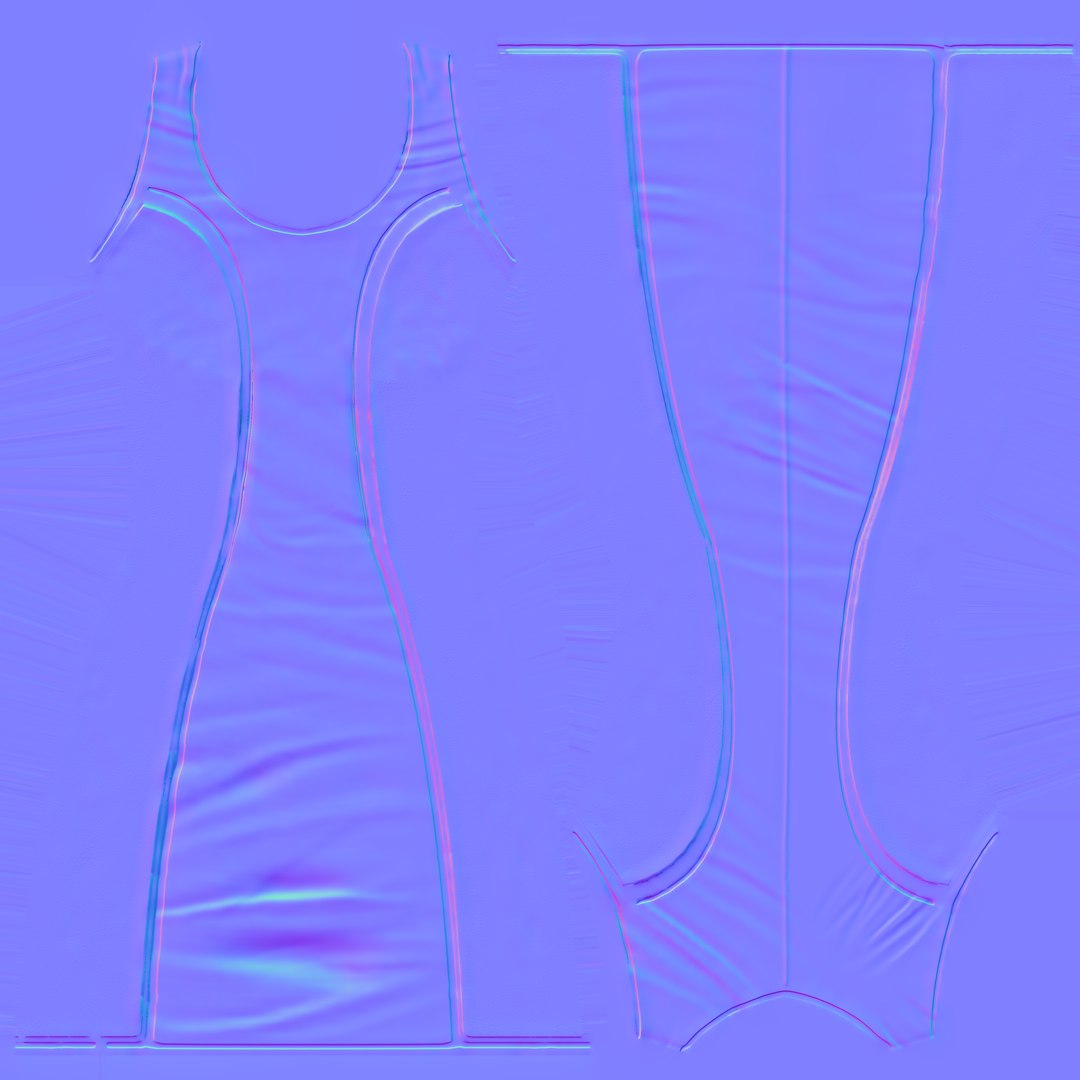 3D Leather Lingerie Dress model - TurboSquid 1872413