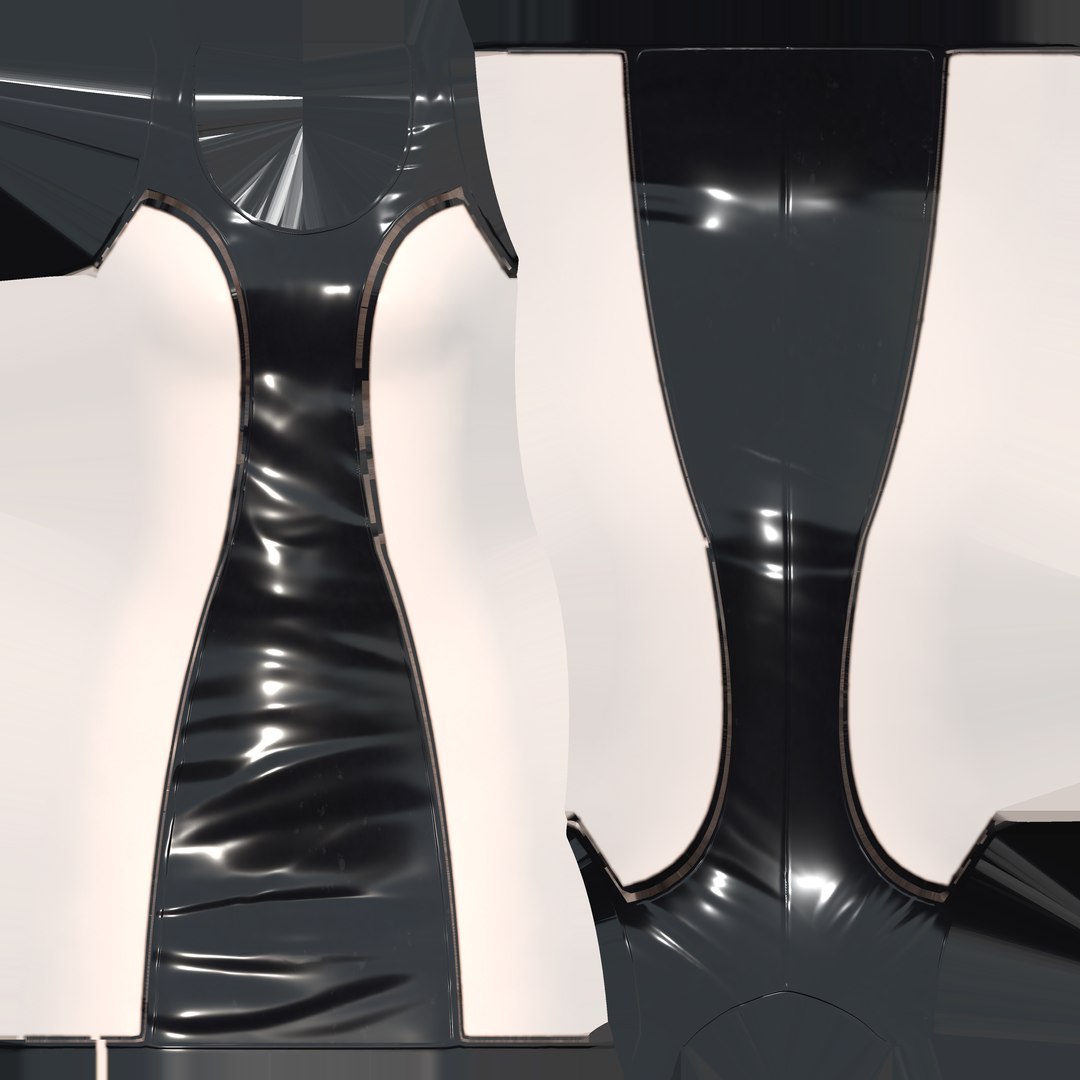 3D Leather Lingerie Dress model - TurboSquid 1872413