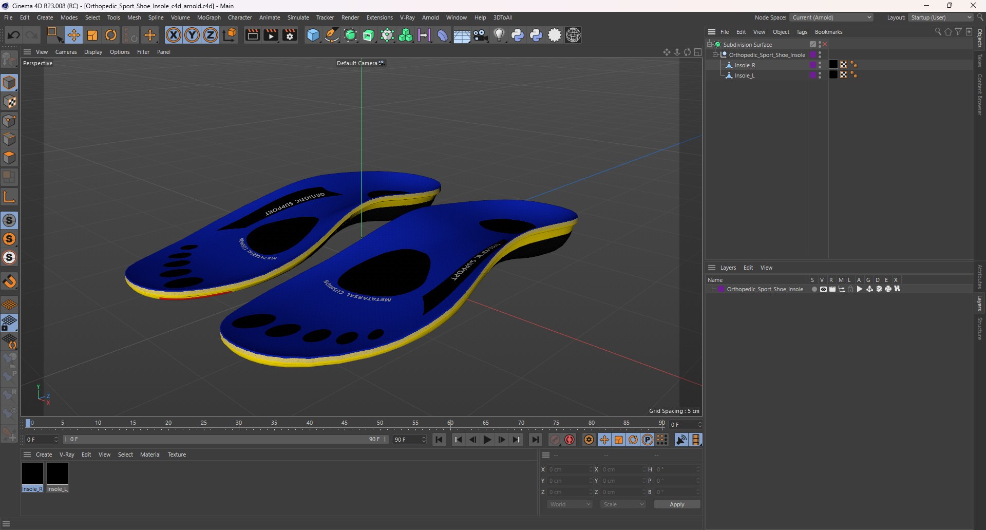 3D Orthopedic Sport Shoe Insole - TurboSquid 2320609