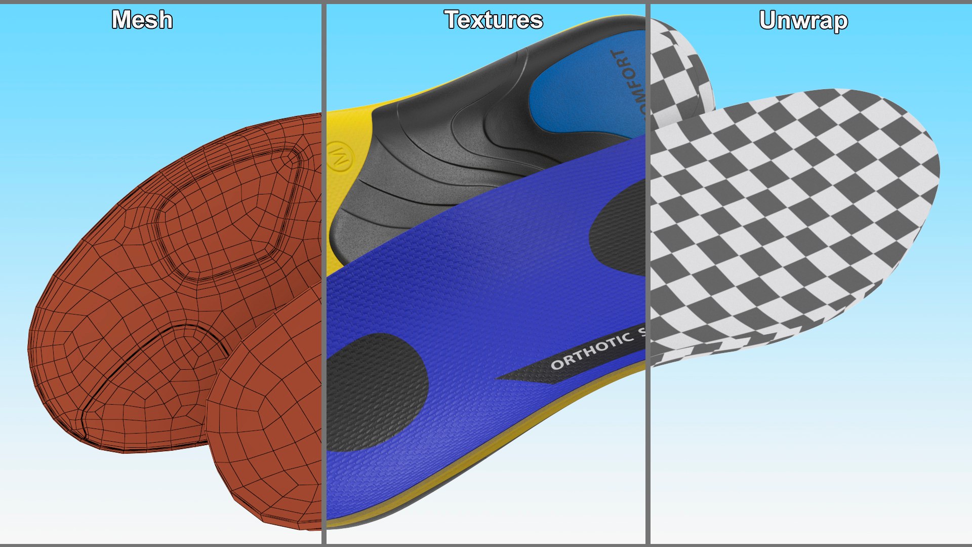 3D Orthopedic Sport Shoe Insole - TurboSquid 2320609