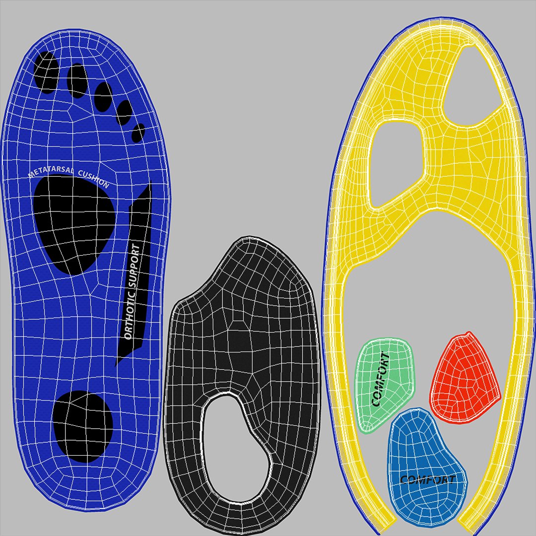 3D Orthopedic Sport Shoe Insole - TurboSquid 2320609