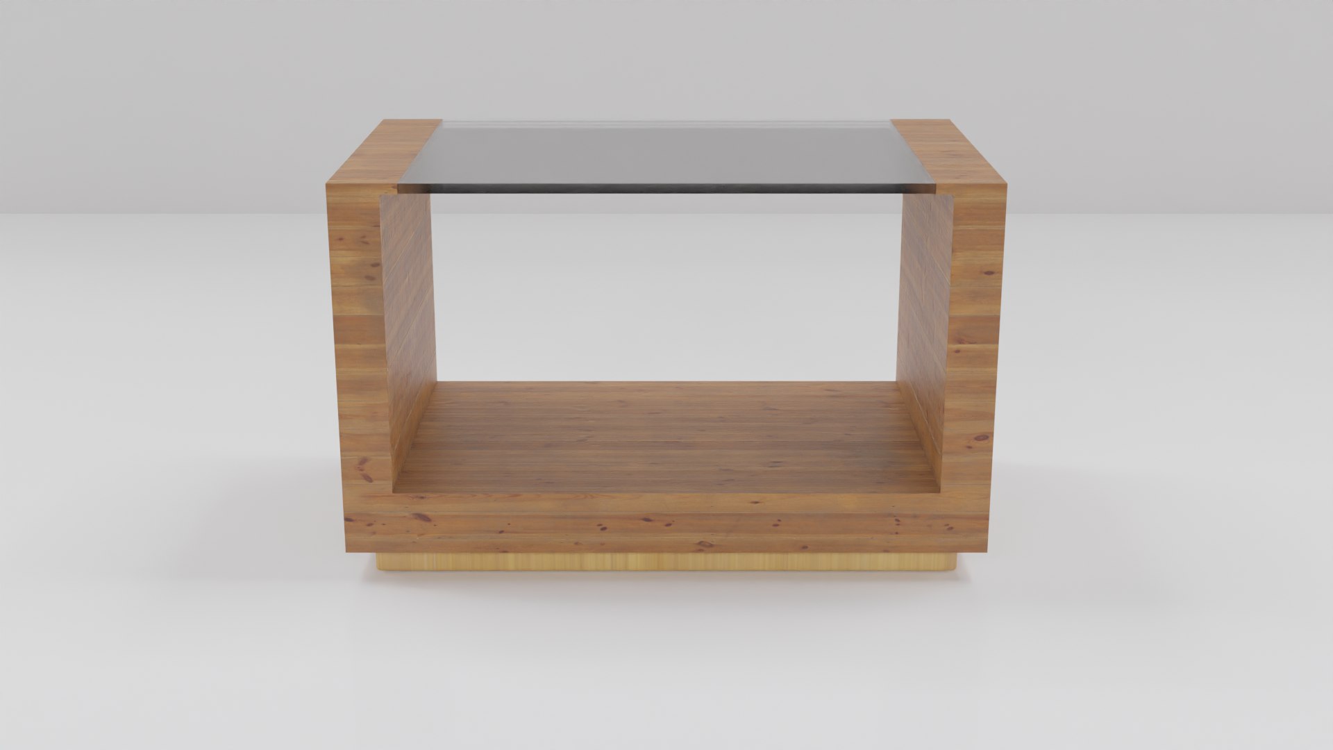 3D Wooden Coffee Table model - TurboSquid 2175540