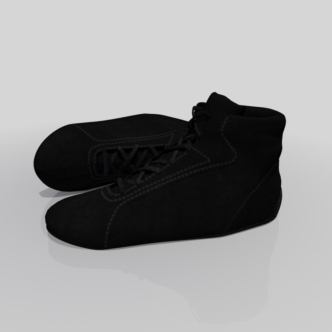 racing boots 3d model