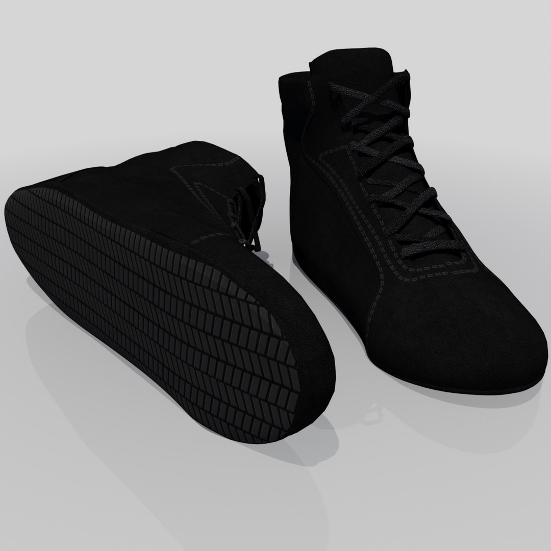 racing boots 3d model