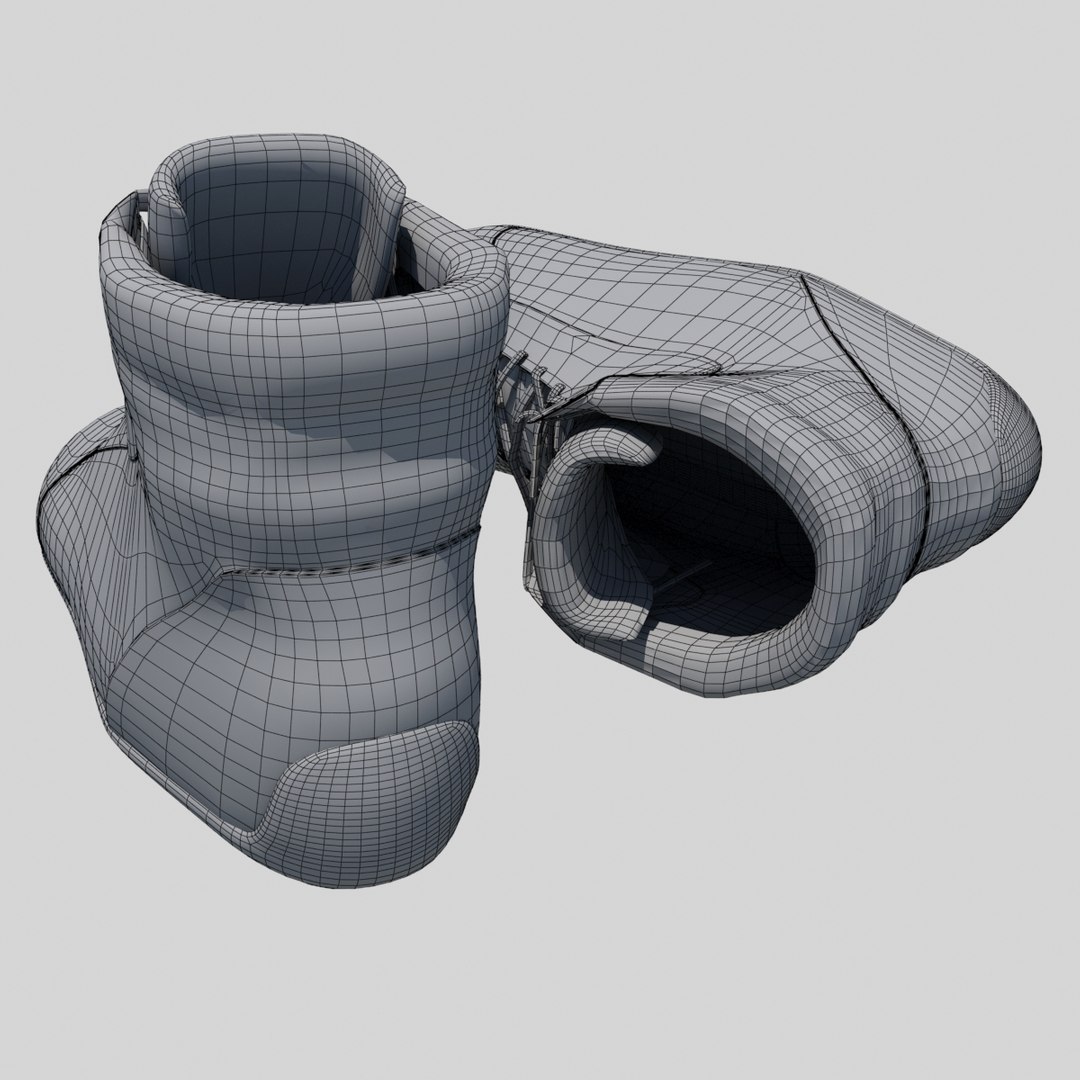 racing boots 3d model
