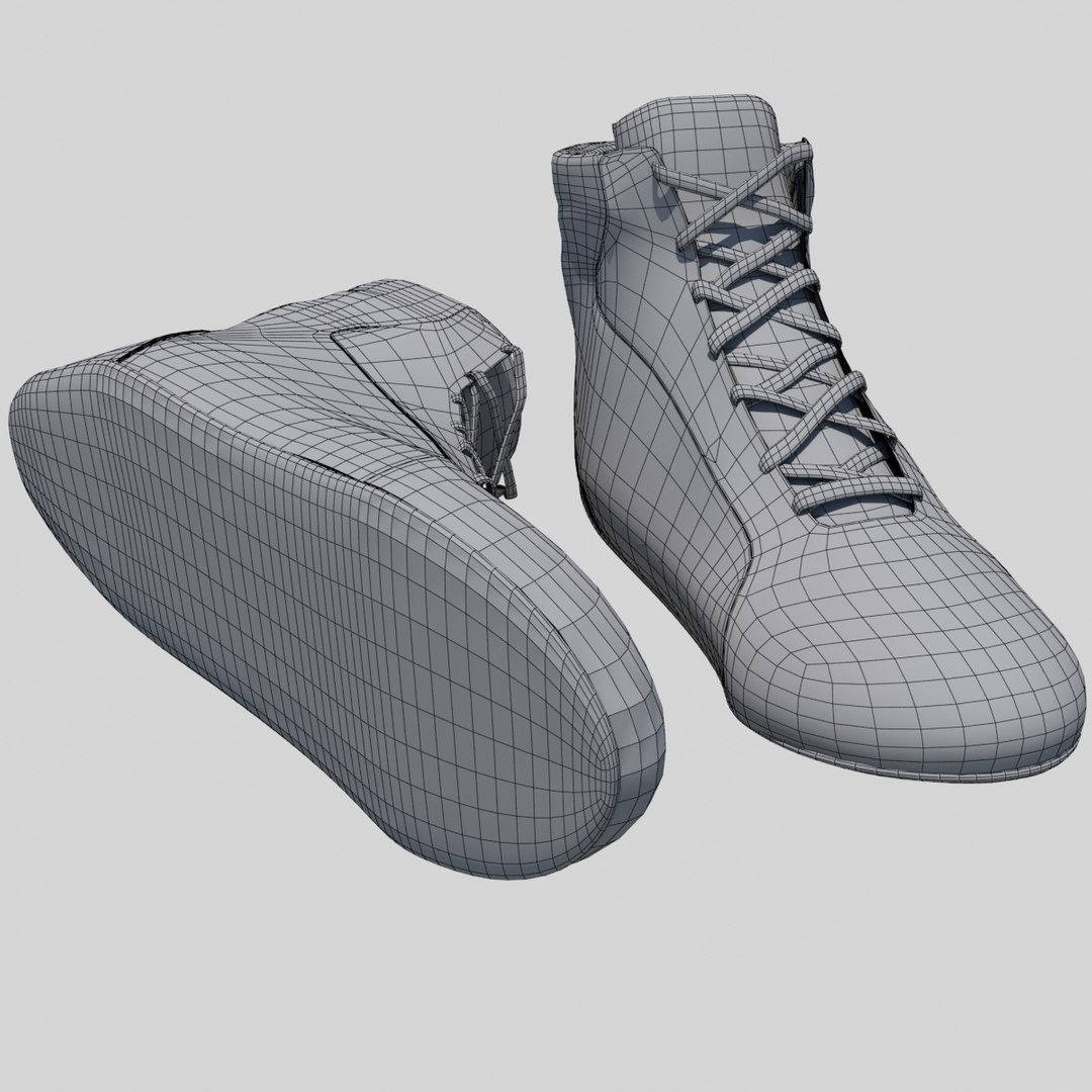 racing boots 3d model