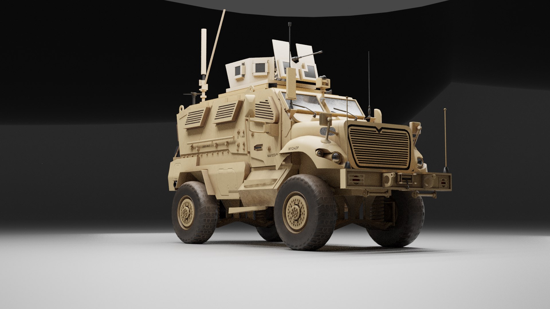 Maxxpro Tank Navistar 3D - TurboSquid 1679465