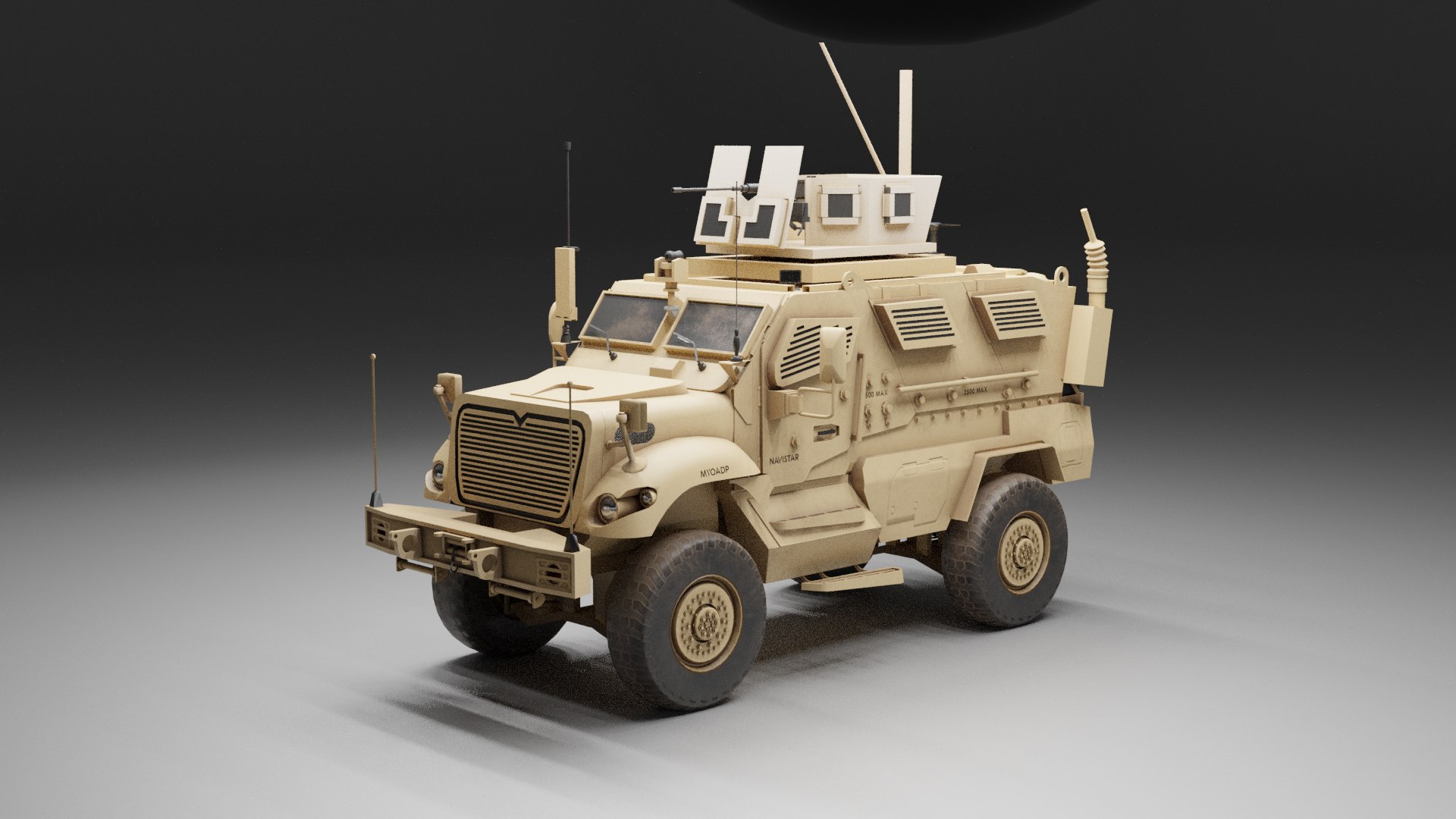 Maxxpro Tank Navistar 3D - TurboSquid 1679465