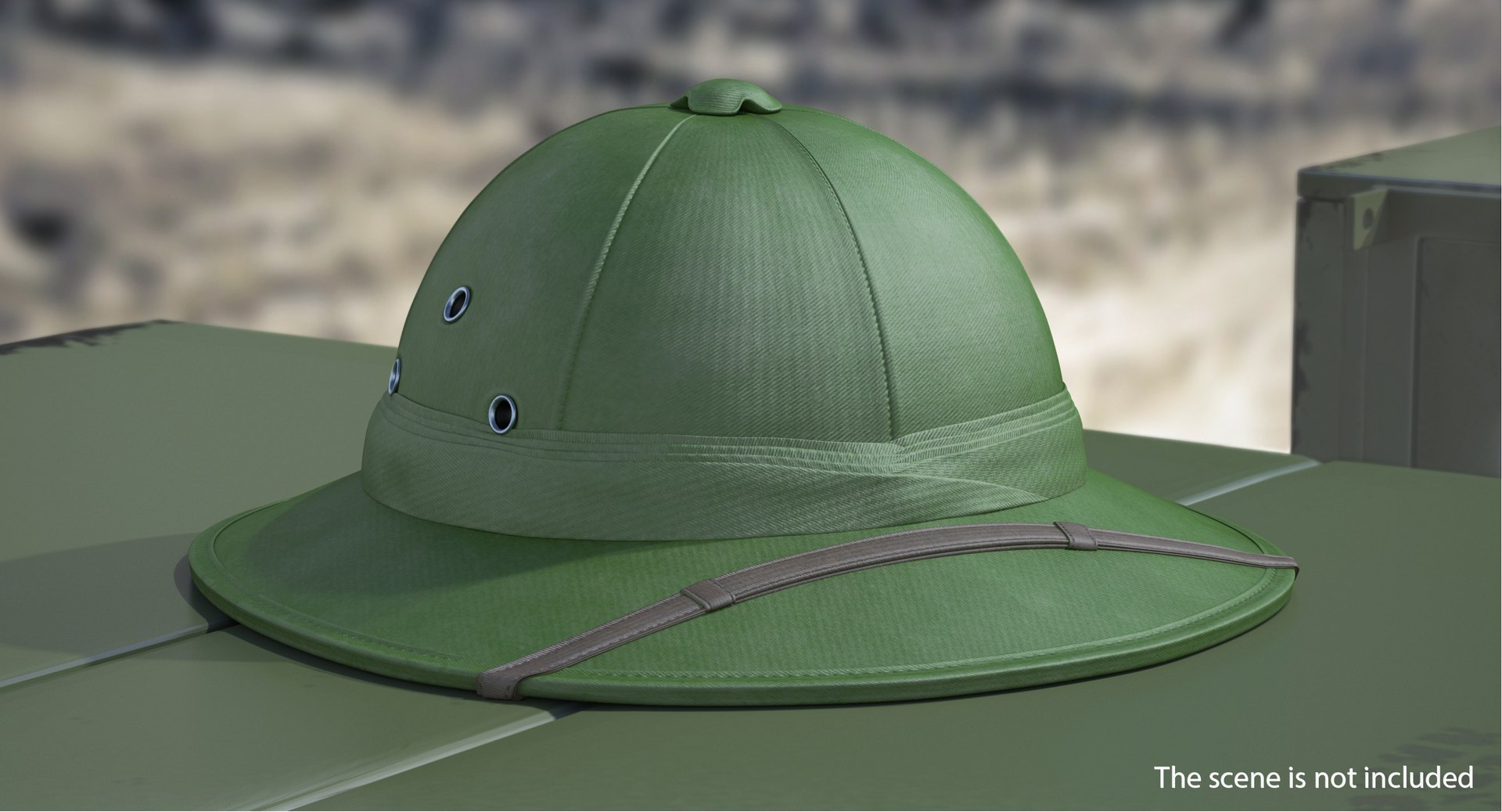Vietnam Pith Helmet 3D Model - TurboSquid 1359889