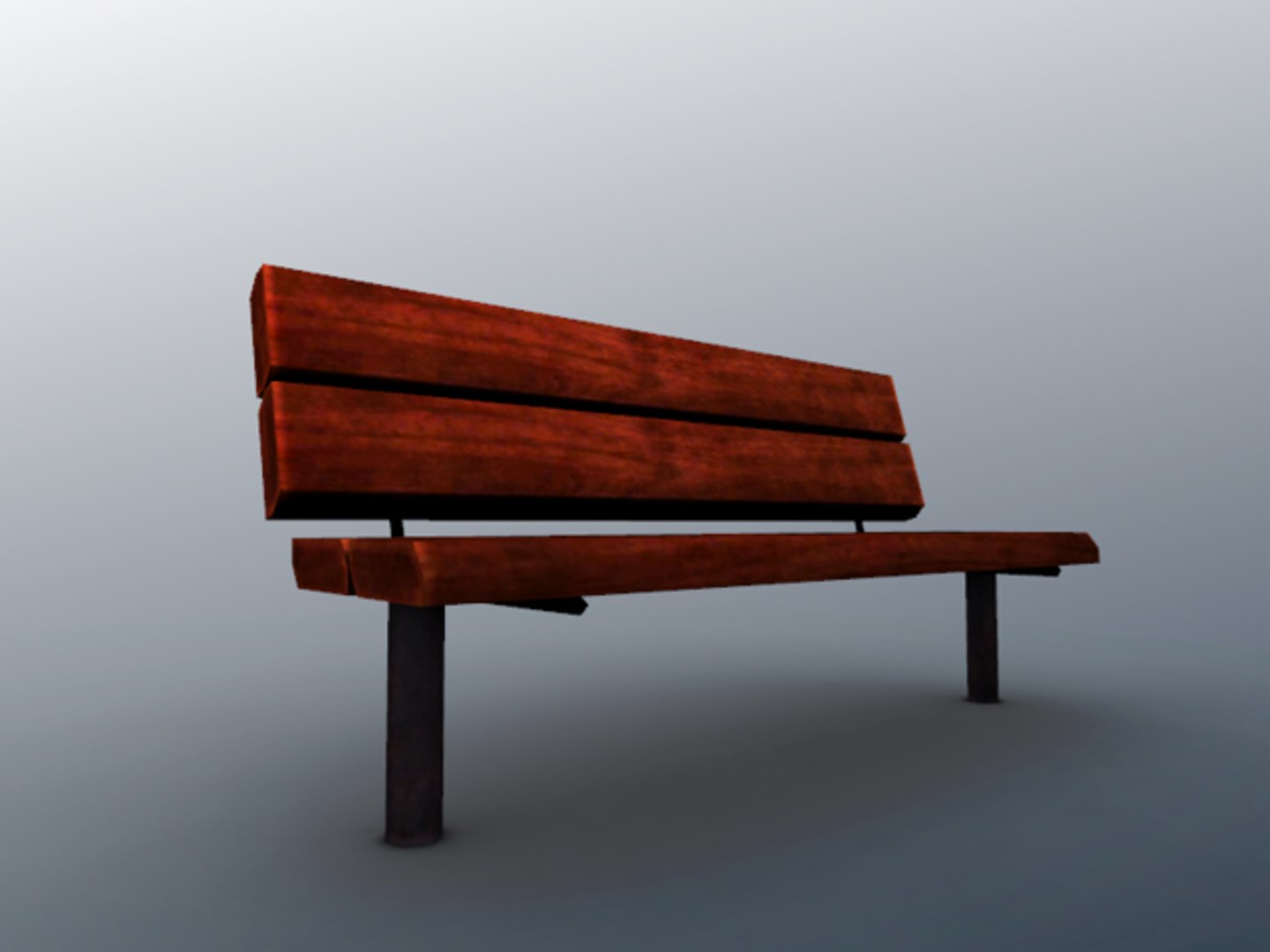 Free 3ds Model Street Benches