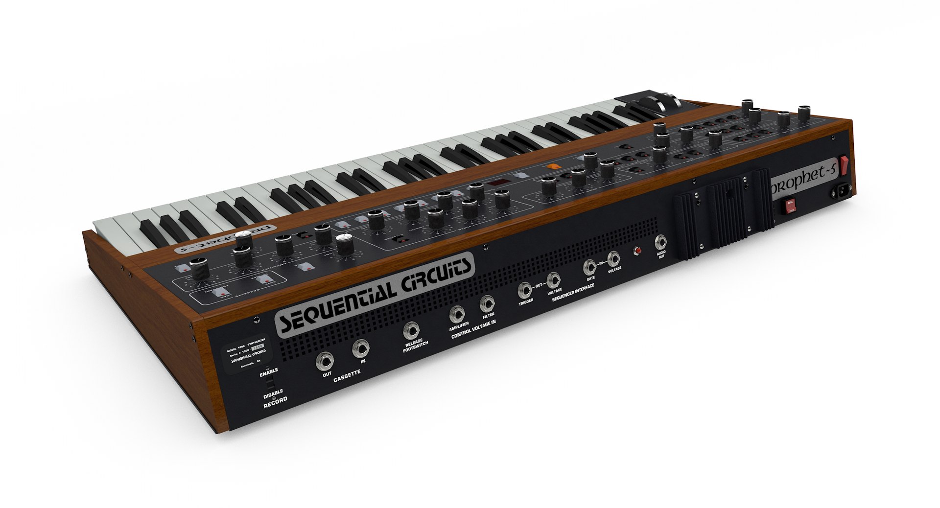 Sequential Circuits Prophet 5 3D Model - TurboSquid 1600032