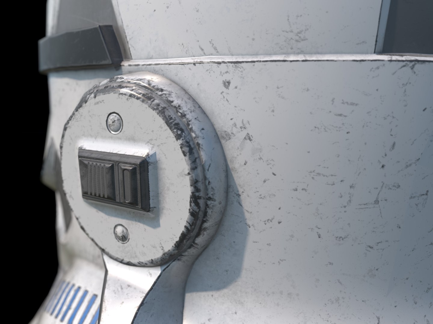 3D Stormtrooper Damaged Helmet Model - TurboSquid 1854873