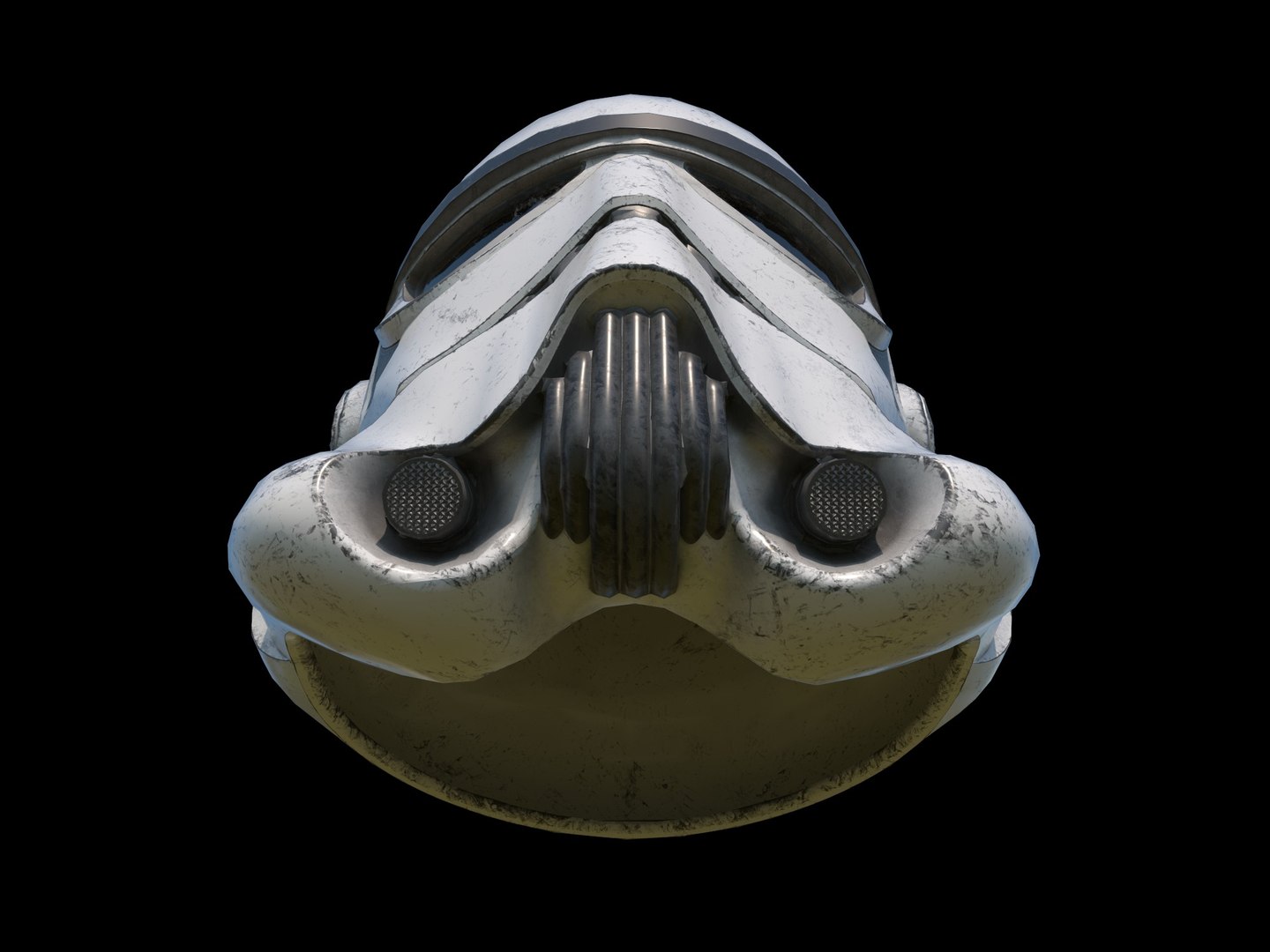 3D Stormtrooper Damaged Helmet Model - TurboSquid 1854873