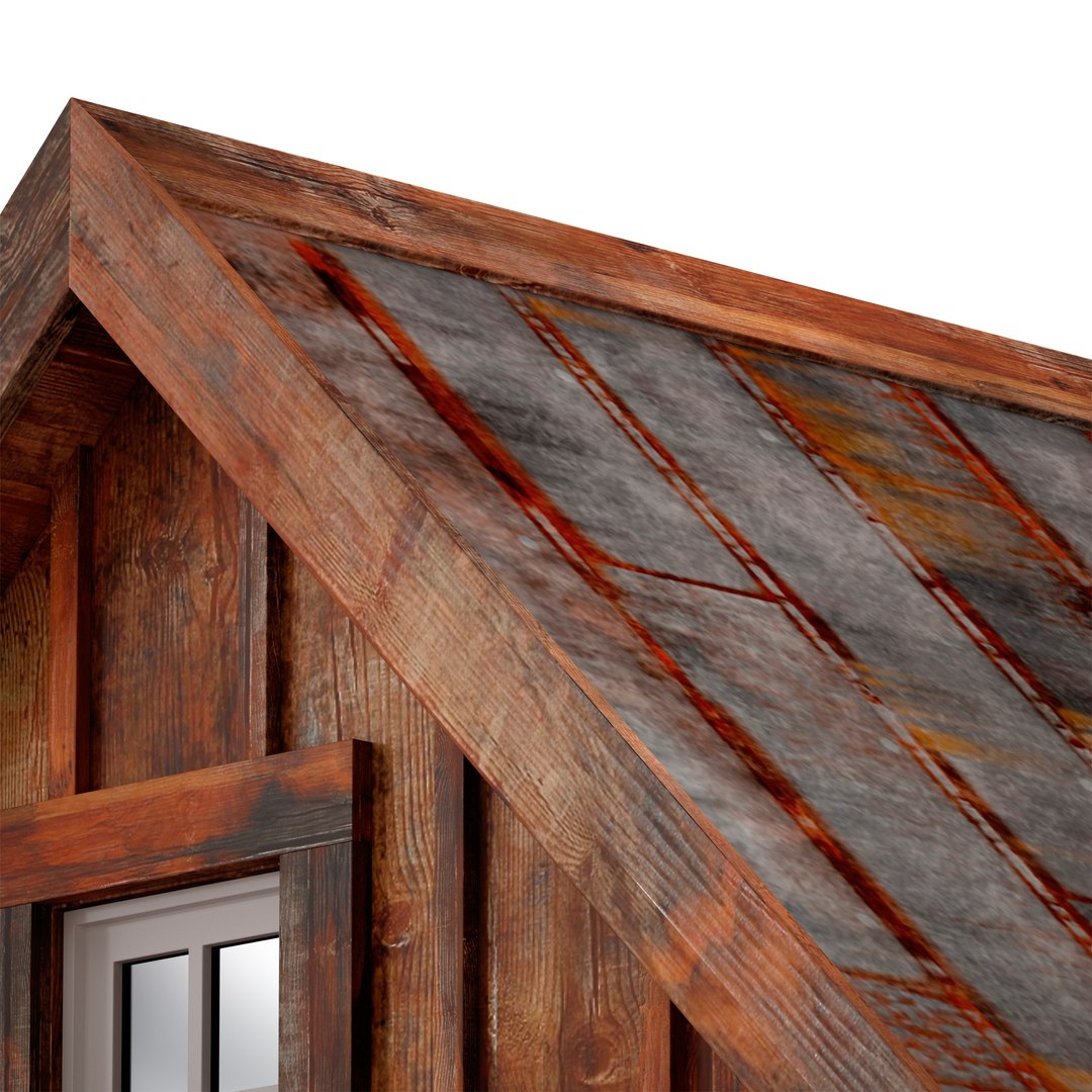 Wooden Forest House Construction Barn Gatehouse 3D Model - TurboSquid ...