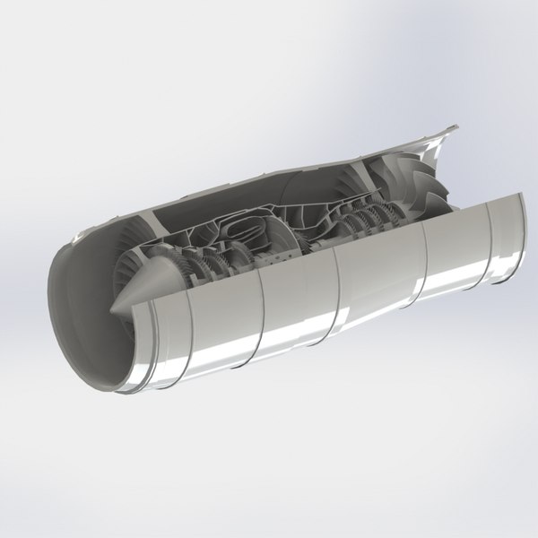 Jet Engine 3D Models for Download | TurboSquid