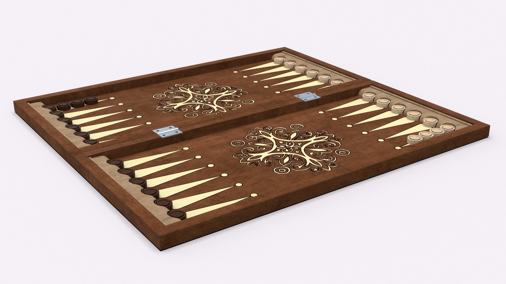 Backgammon 3D model - TurboSquid 1982662