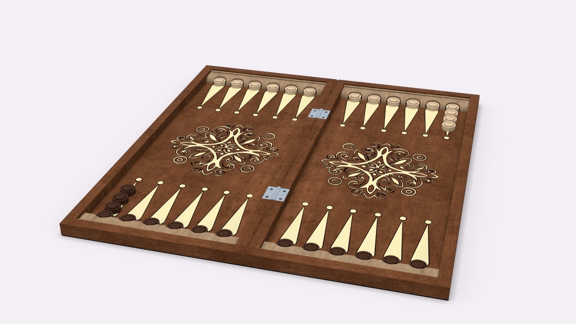 Backgammon 3D model - TurboSquid 1982662