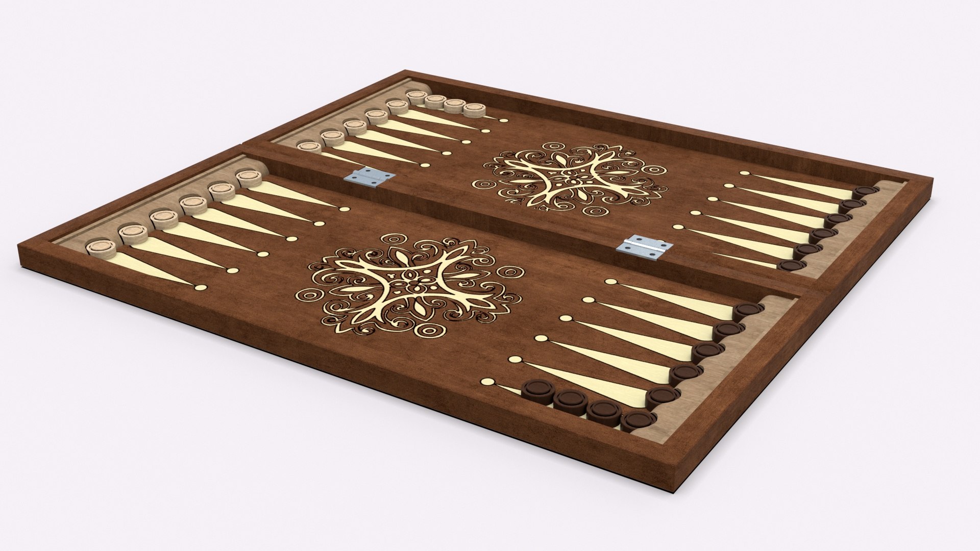Backgammon 3D model - TurboSquid 1982662