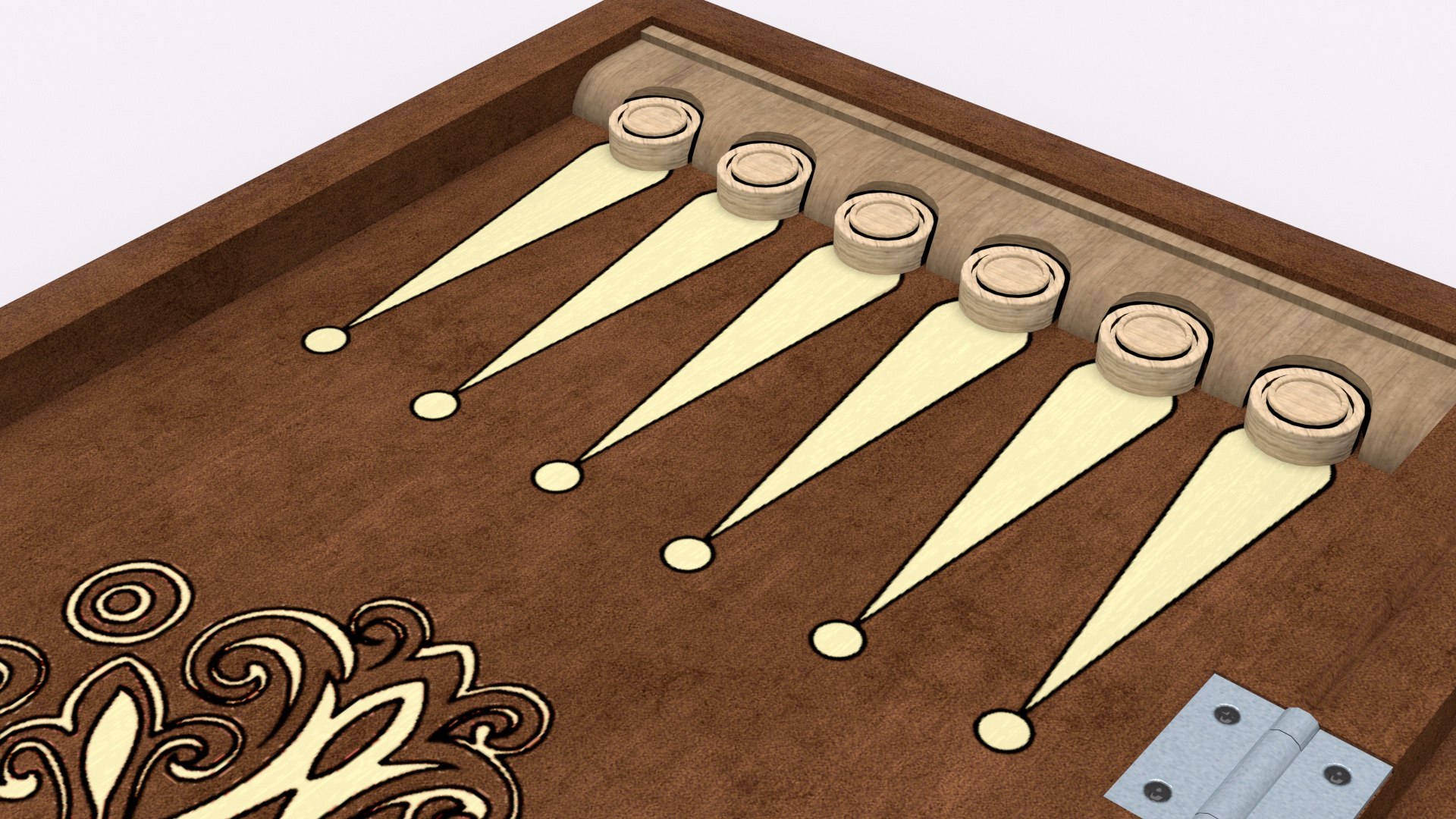 Backgammon 3D model - TurboSquid 1982662
