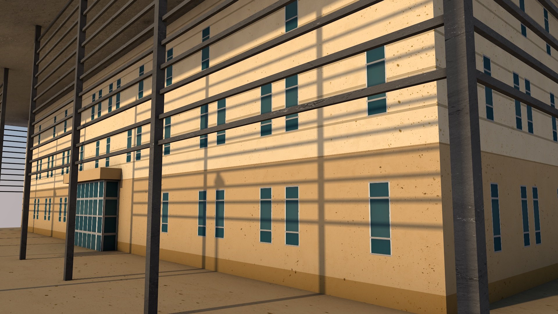 3D US Embassy Baghdad - TurboSquid 2035320