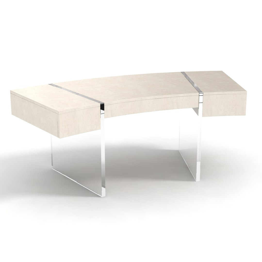 LOFTUS SIDE DRAWER CURVED DESK 3D Model - TurboSquid 2076581