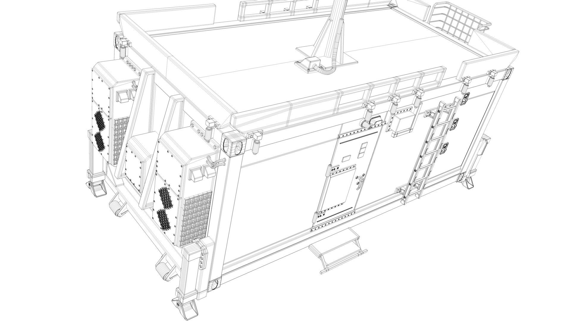 3D Iron Dome Battle Management Control Unit - TurboSquid 2016160