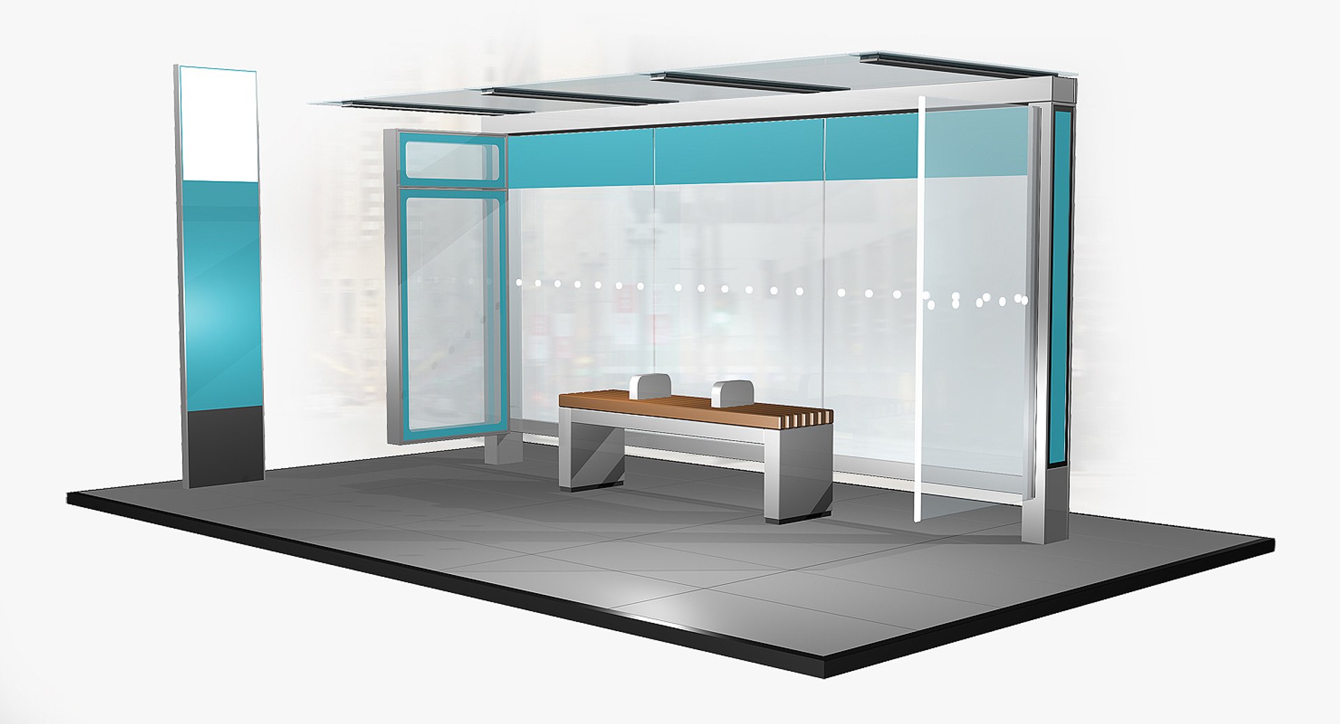 Bas Station 3d Max