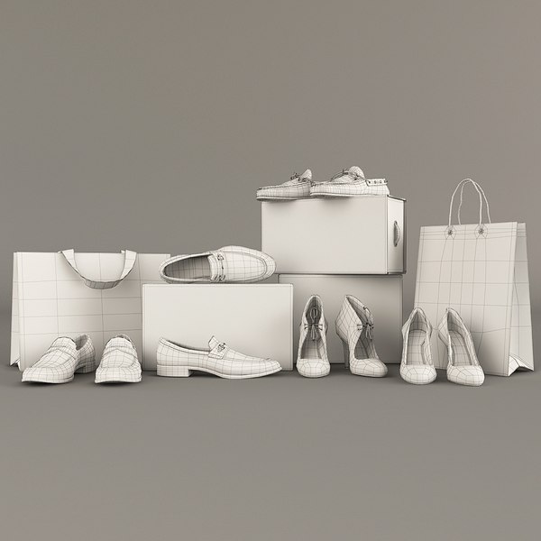 Shoes model - TurboSquid 1301426