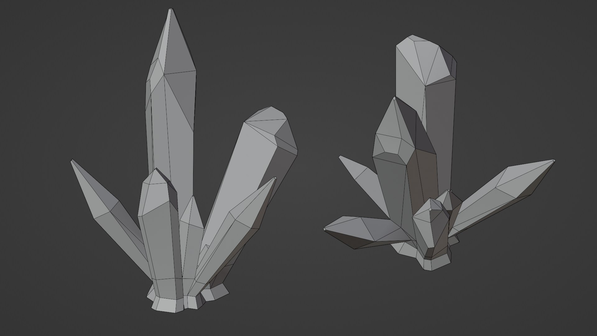 Stylized Blue Magic Crystal Model - TurboSquid 2146270