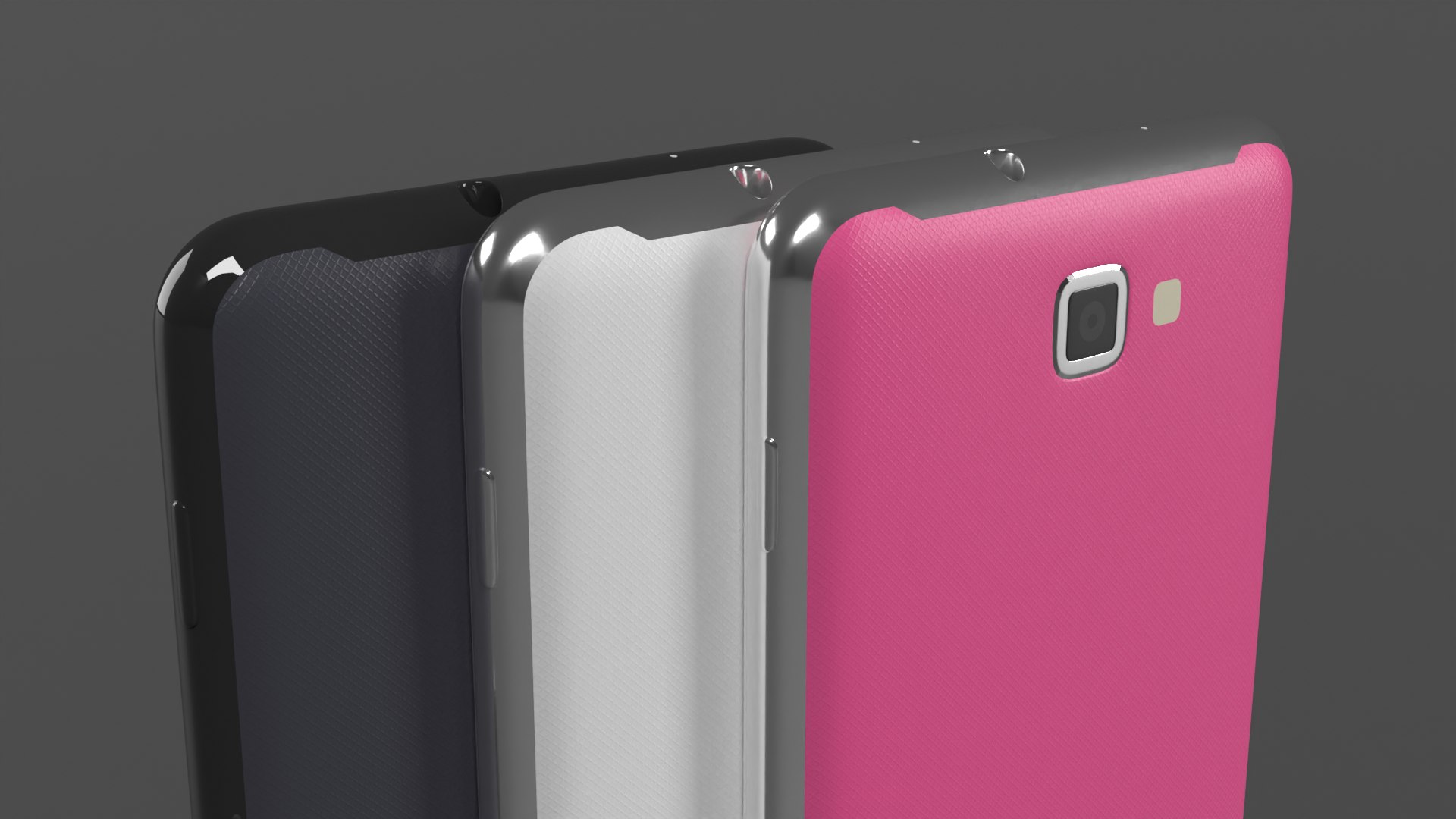 3D Samsung Galaxy Note Original All Colors Model - TurboSquid 2045479