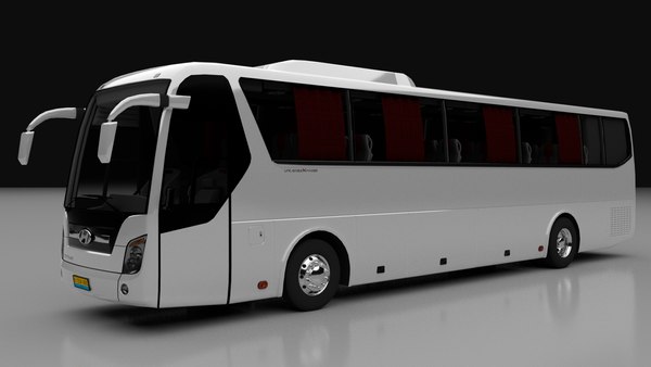 modelo 3d Hyundai Universe Xpress Noble Bus 2007 - TurboSquid 1667603