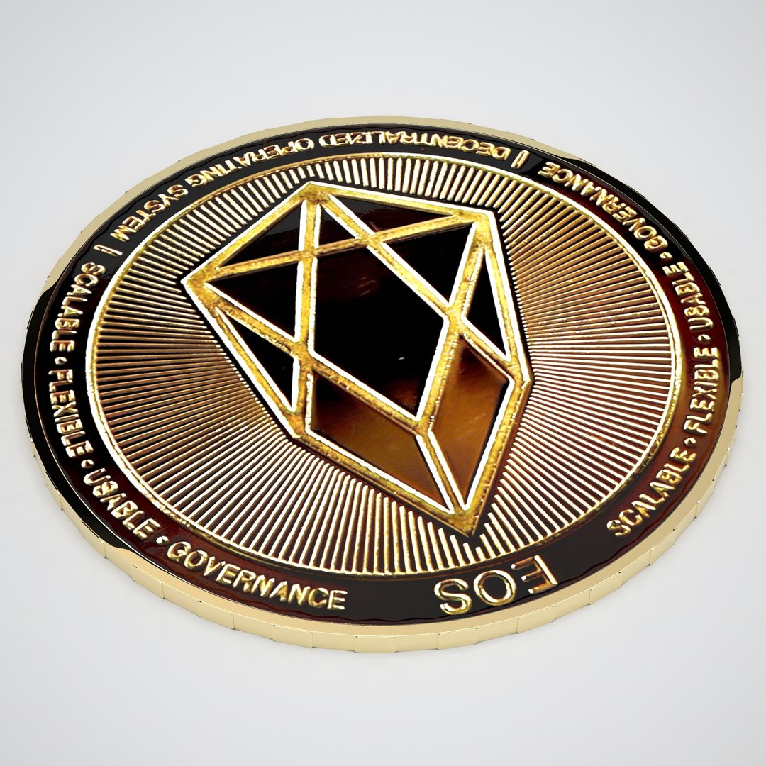 EOS Coin 3D - TurboSquid 2399096