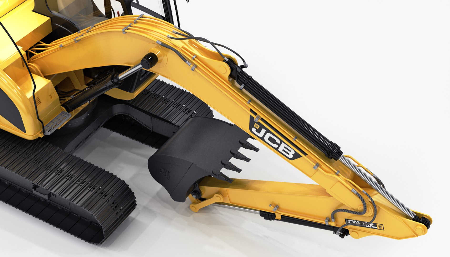 Tracked Excavator Js130 3D Model - TurboSquid 1154962