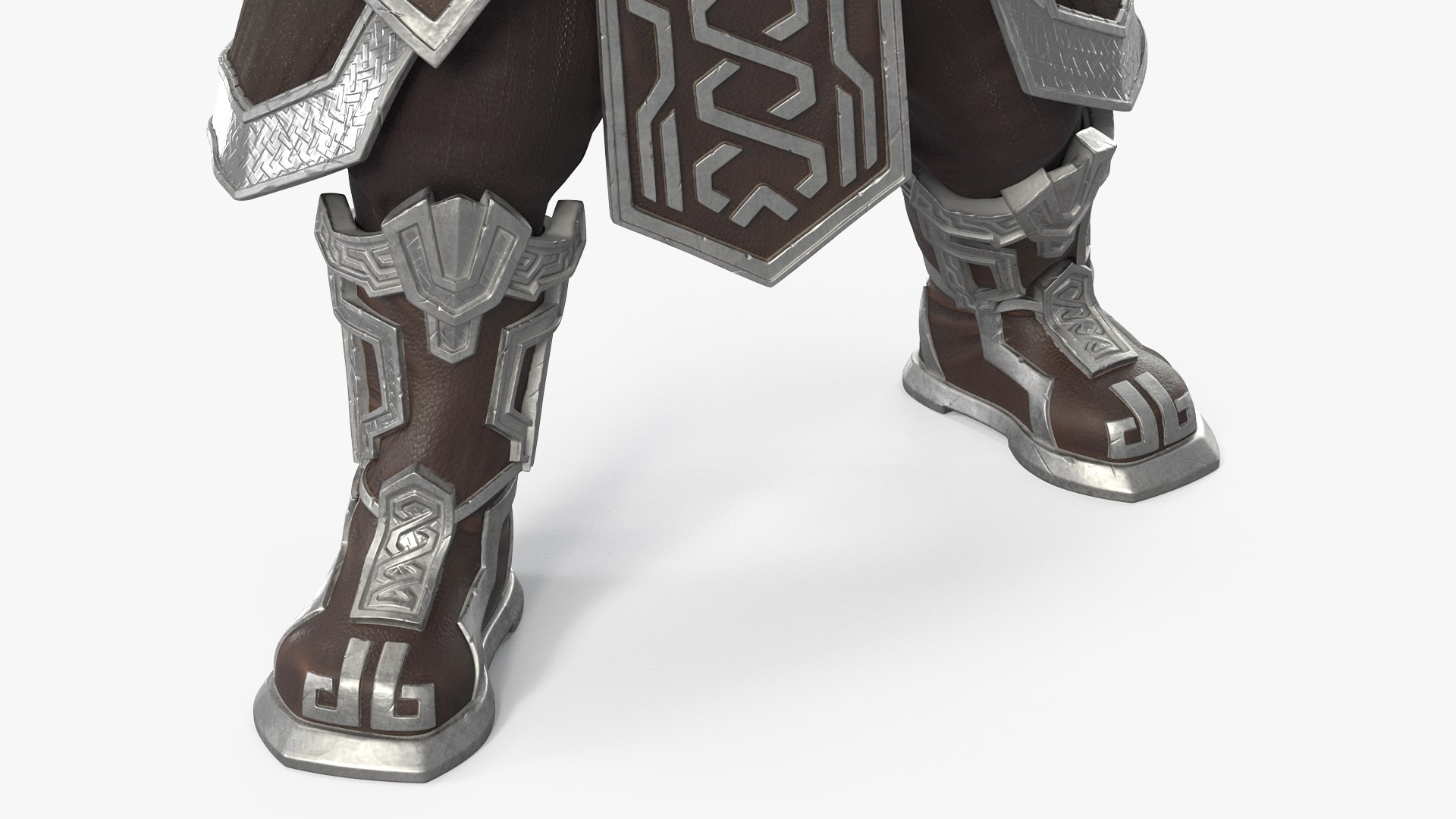 3D Game Dwarf Character In Defense Pose - TurboSquid 2390021