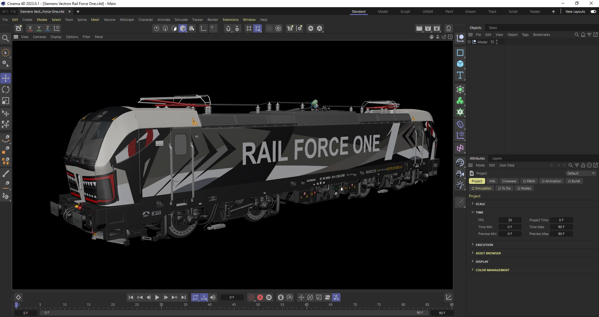 3D Model Siemens Vectron Rail Force One - TurboSquid 2149185