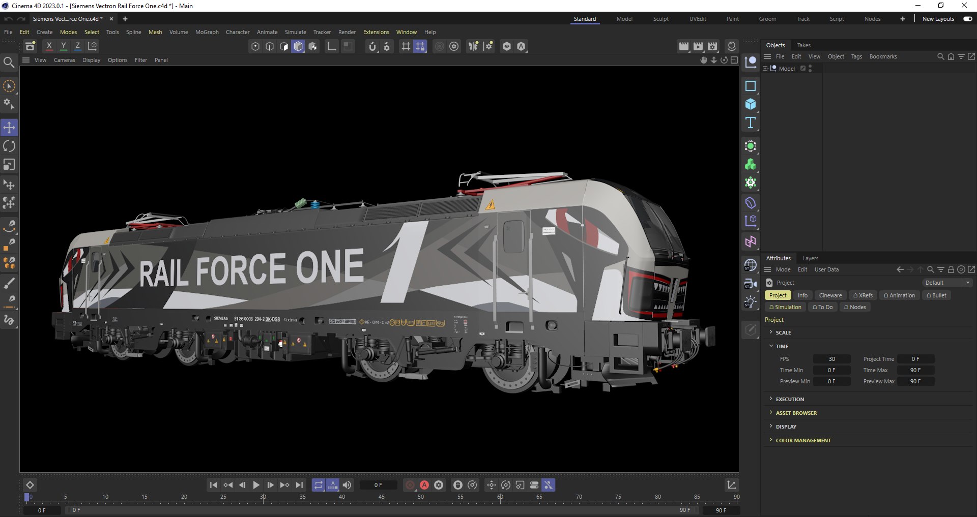3D Model Siemens Vectron Rail Force One - TurboSquid 2149185
