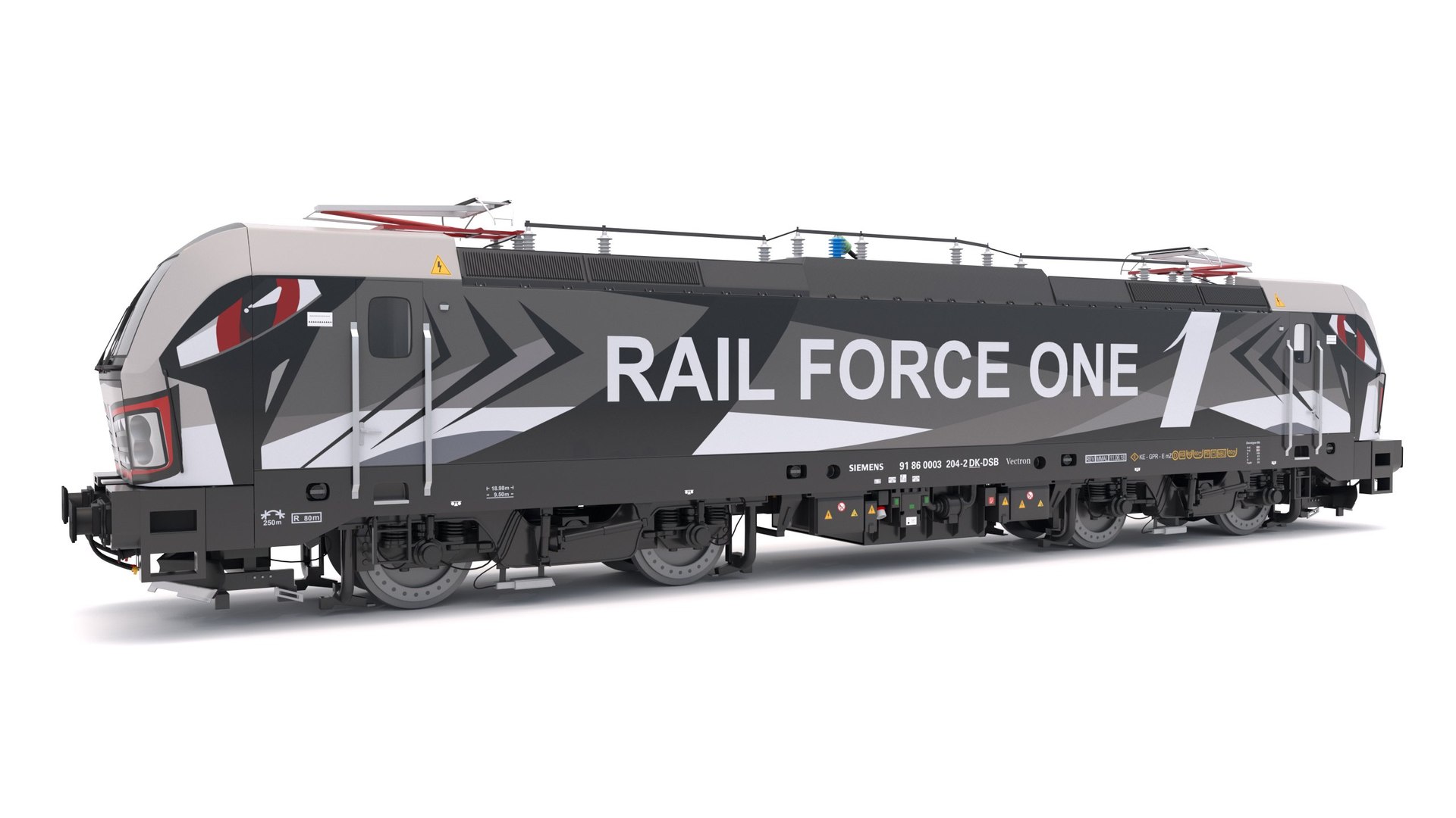 3D Model Siemens Vectron Rail Force One - TurboSquid 2149185