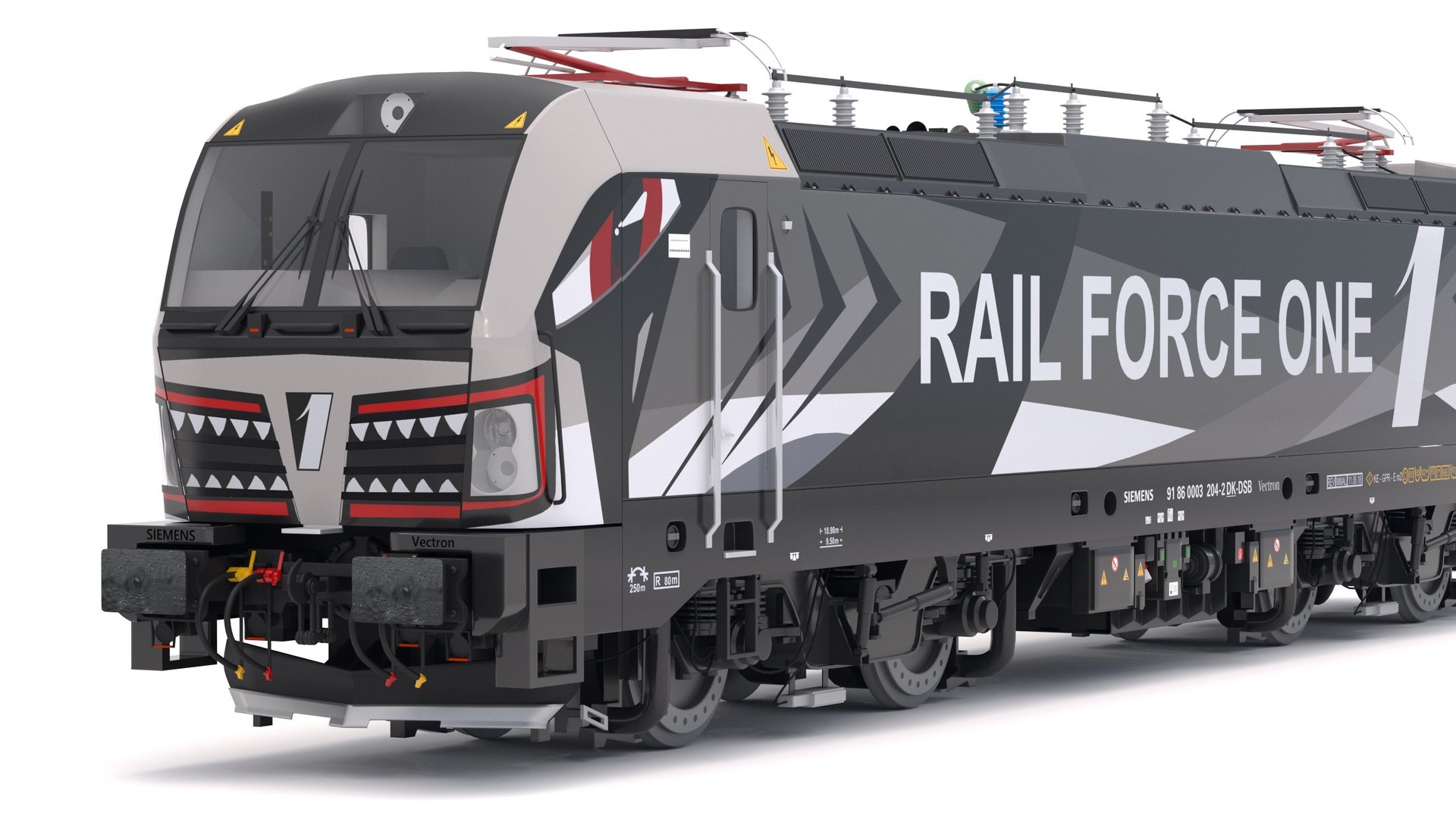 3D Model Siemens Vectron Rail Force One - TurboSquid 2149185