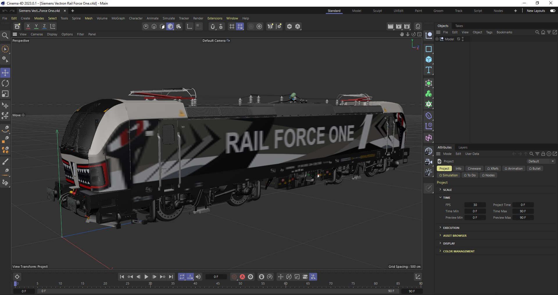 3D Model Siemens Vectron Rail Force One - TurboSquid 2149185