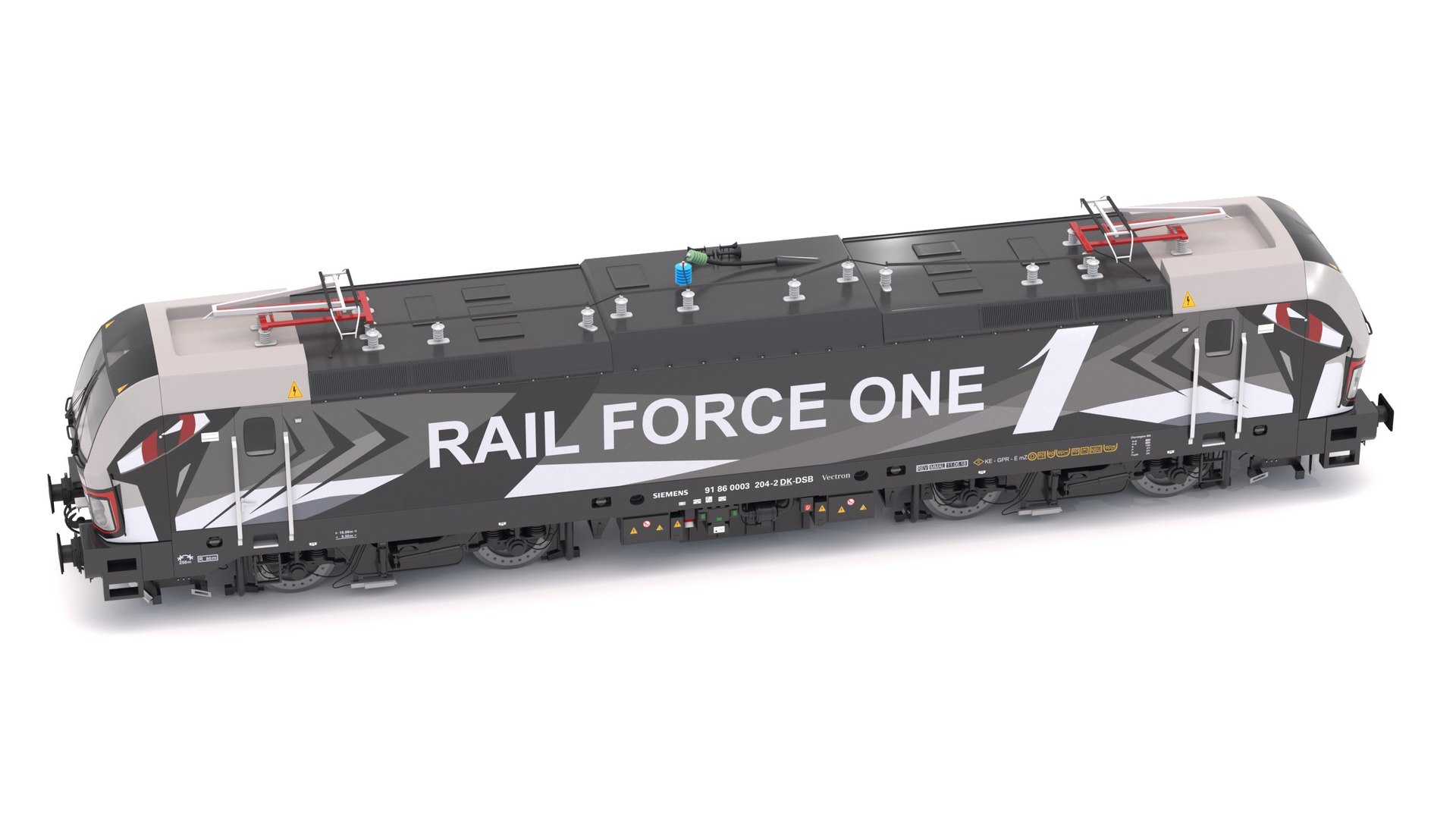 3D Model Siemens Vectron Rail Force One - TurboSquid 2149185