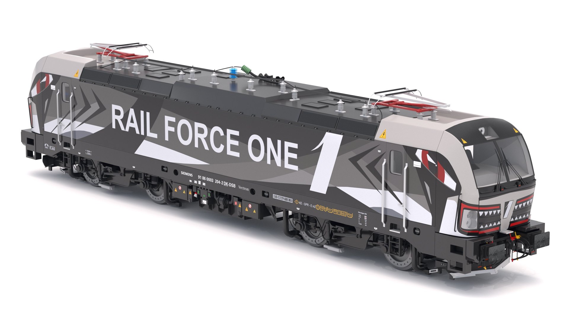3D Model Siemens Vectron Rail Force One - TurboSquid 2149185