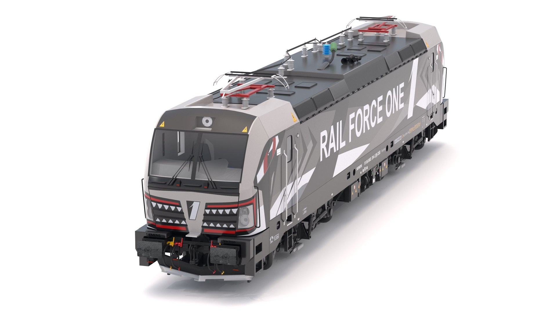 3D Model Siemens Vectron Rail Force One - TurboSquid 2149185