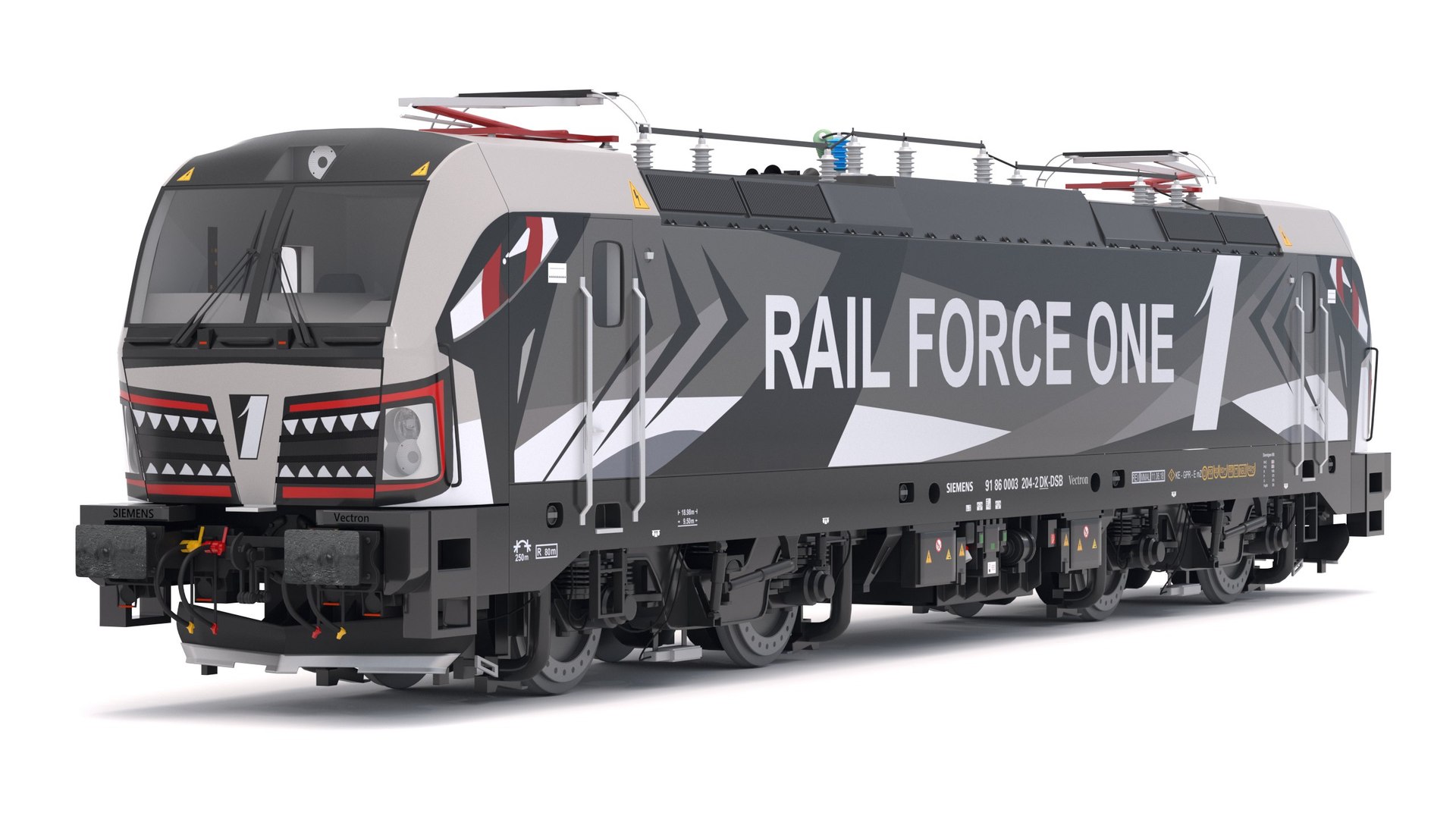 3D Model Siemens Vectron Rail Force One - TurboSquid 2149185