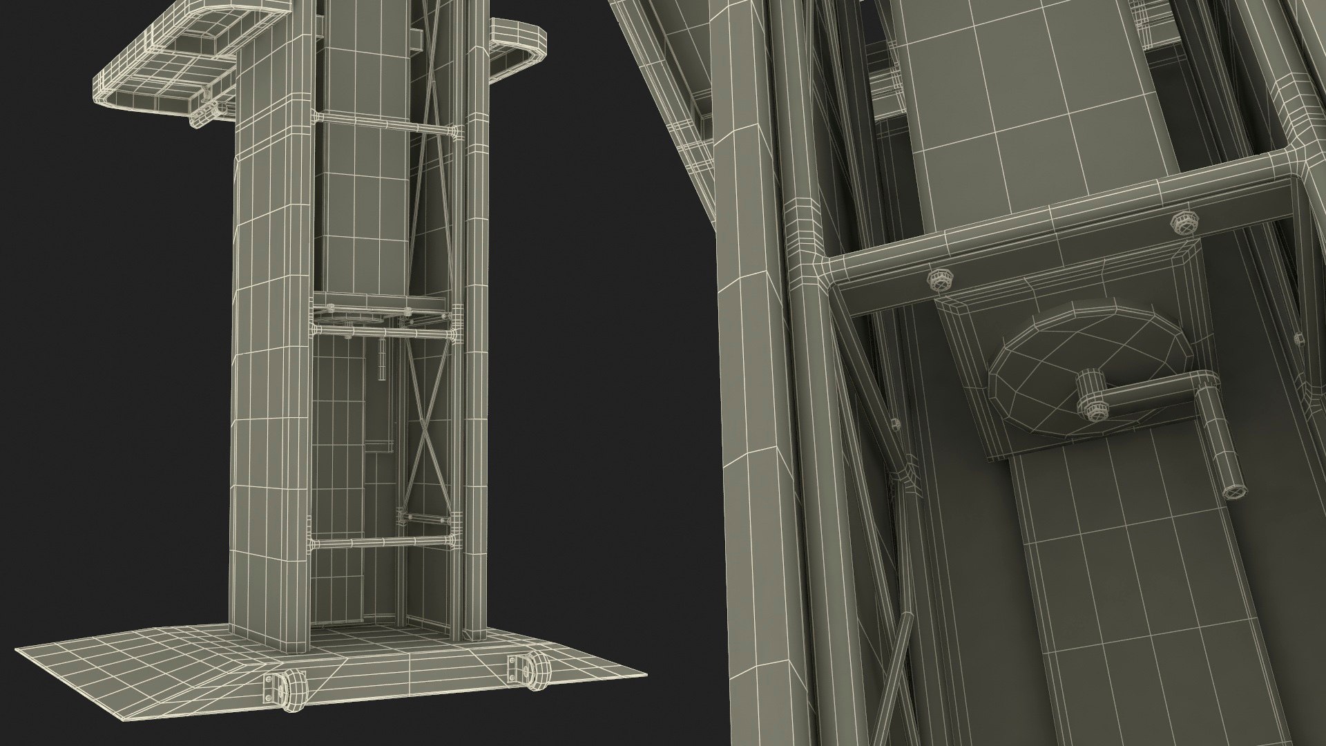 3D SENOH Volleyball Umpire Chair Model - TurboSquid 2273114