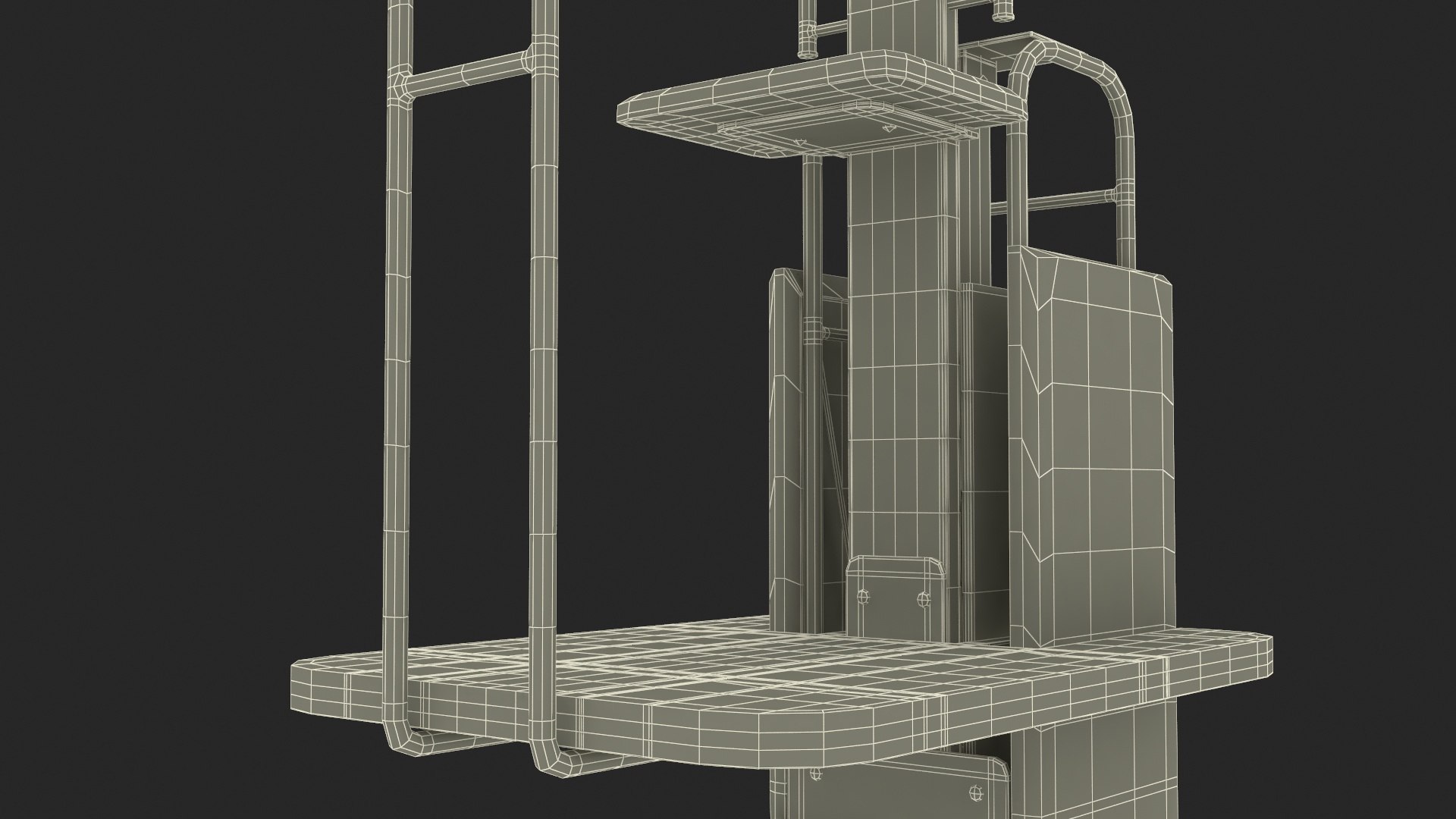 3D SENOH Volleyball Umpire Chair Model - TurboSquid 2273114