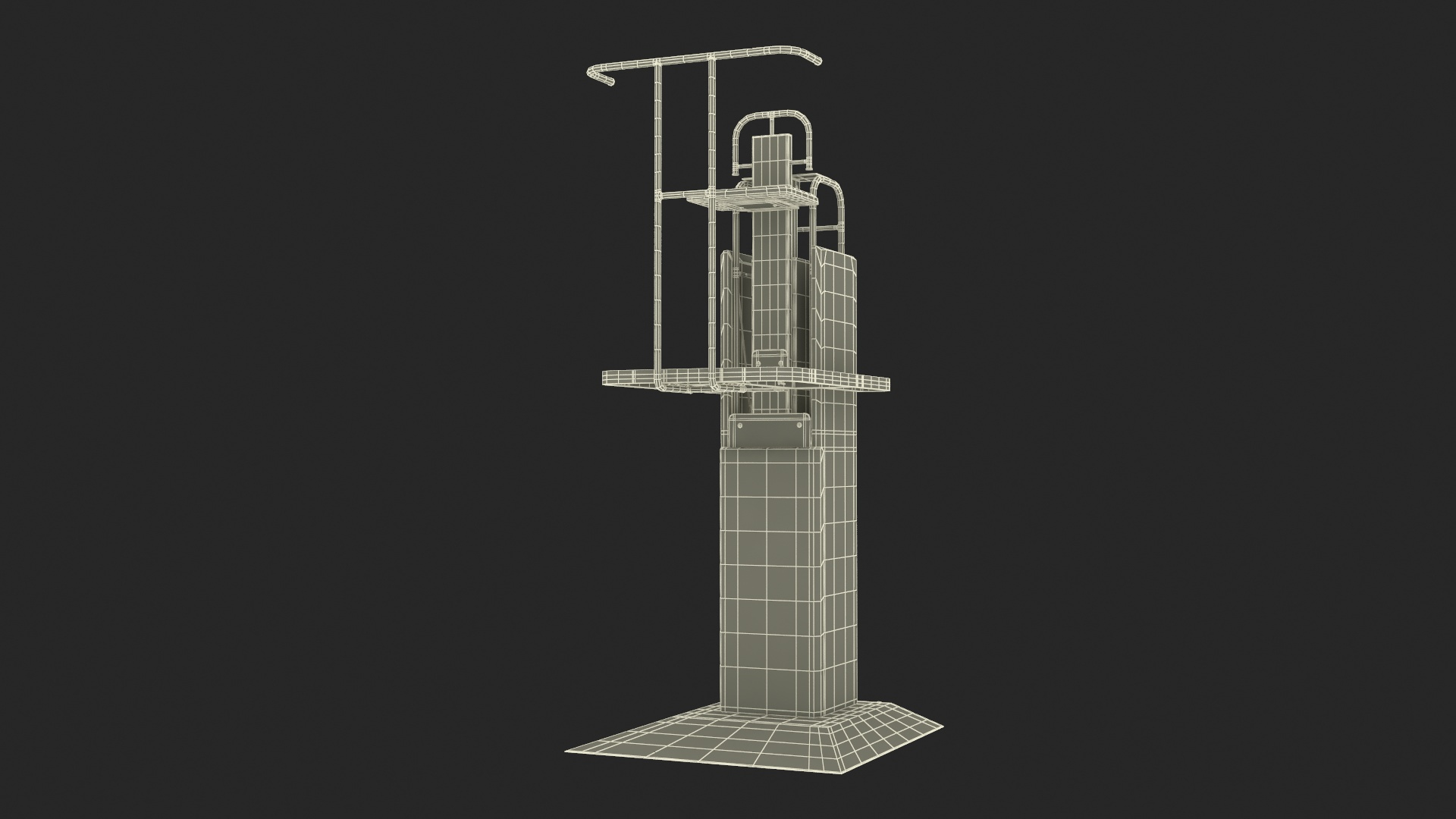 3D SENOH Volleyball Umpire Chair Model - TurboSquid 2273114