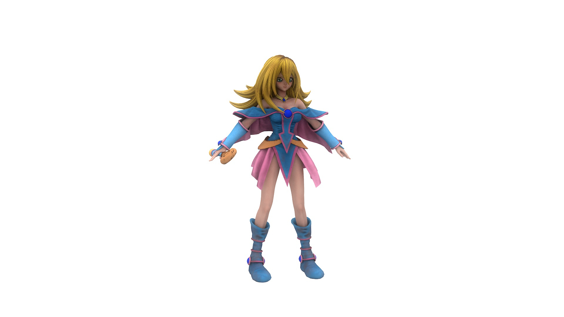 3D Goku Girl Model - TurboSquid 1897213