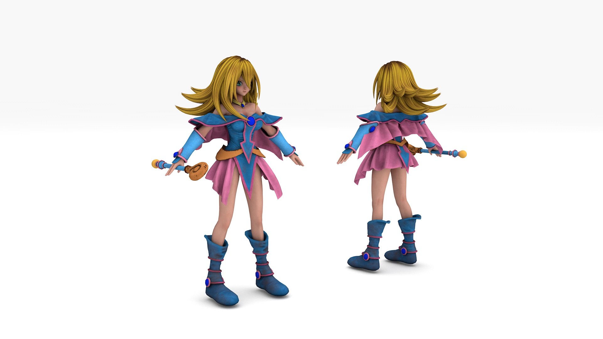 3D Goku Girl Model - TurboSquid 1897213